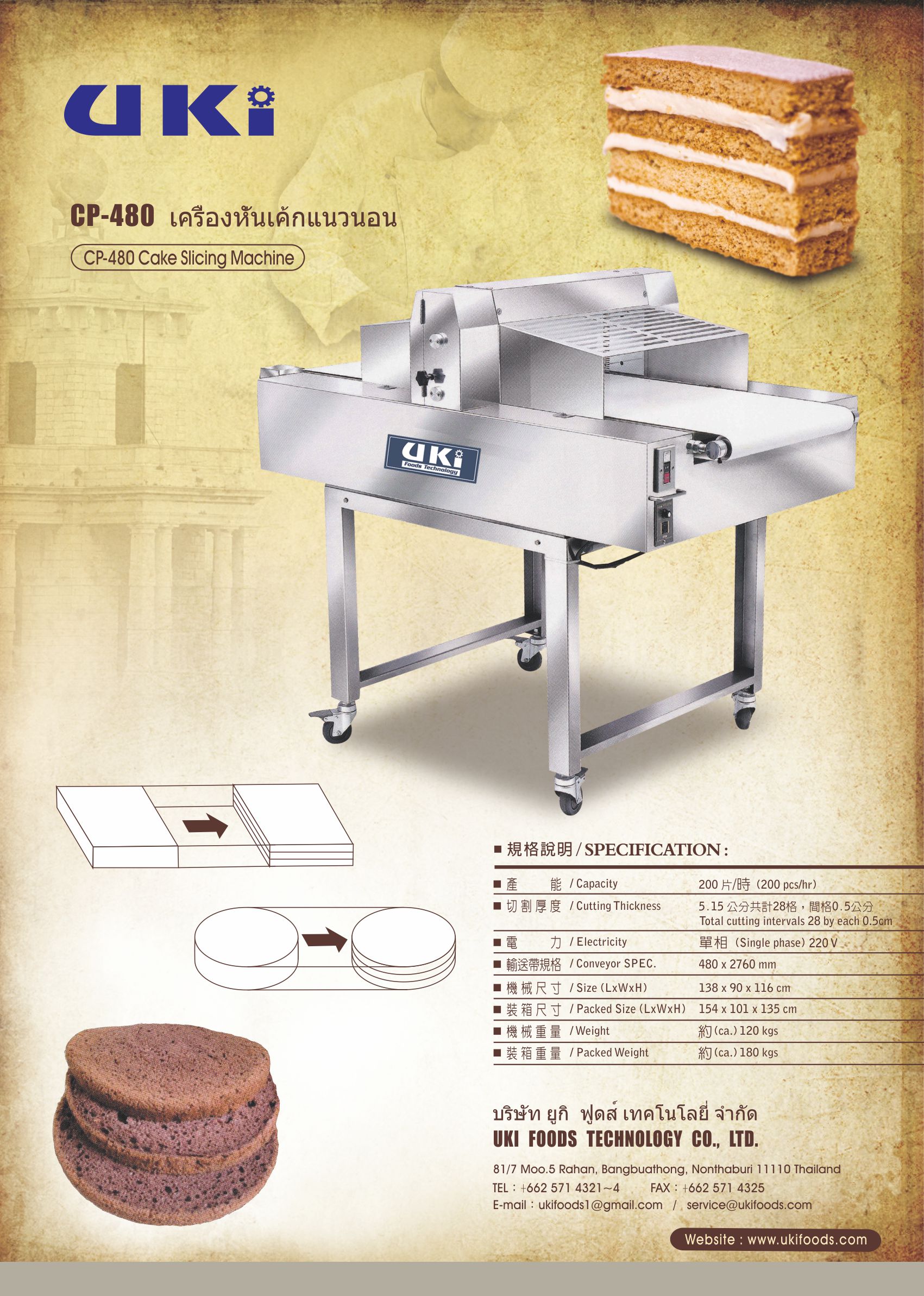 Cake Slicing Machine - ukifood